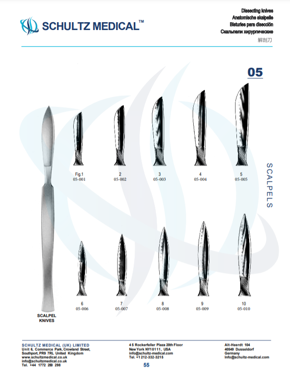 Scalpels - Shultz Medical
