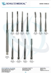 Bone Chisels - Shultz Medical